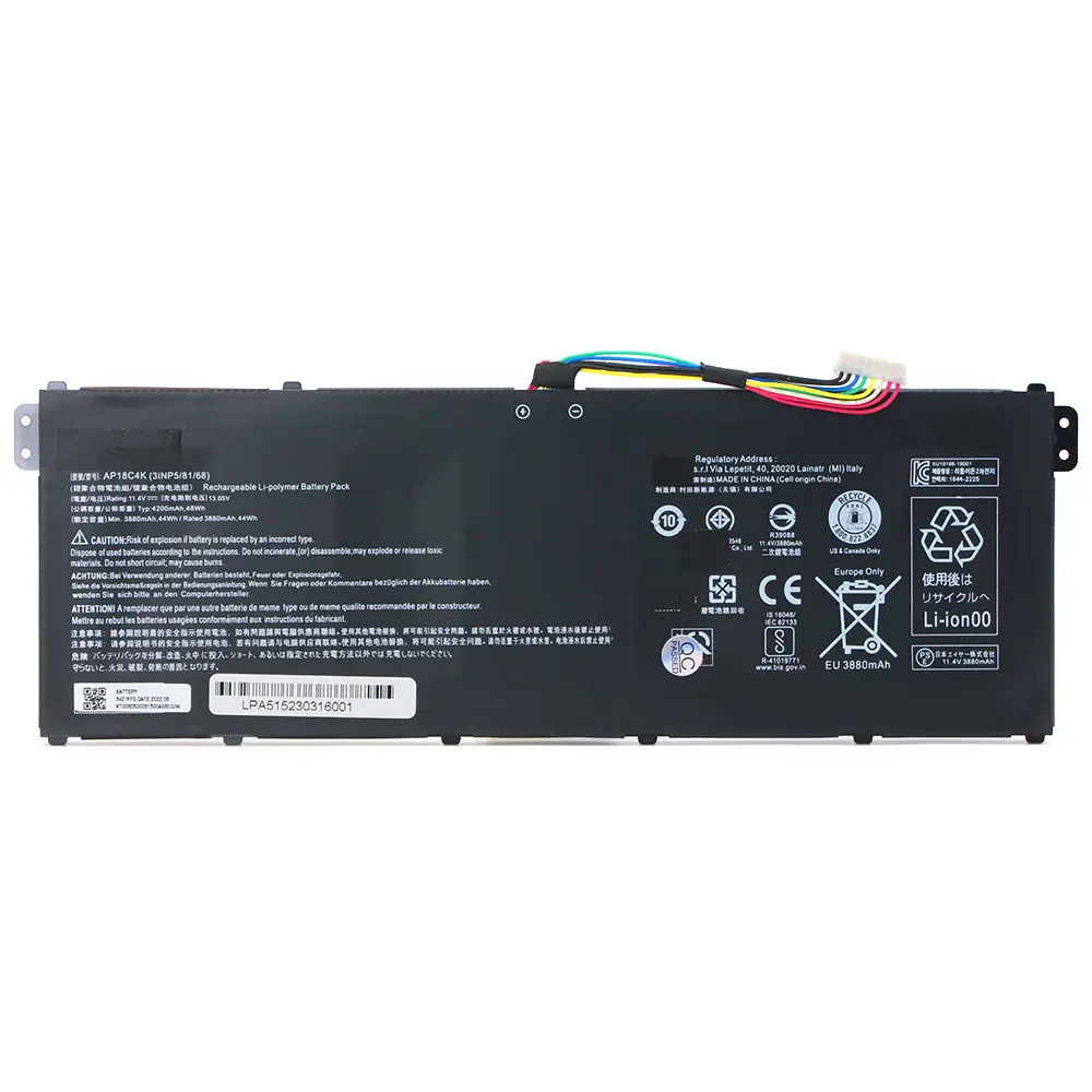 Baterija za laptop Acer A515 11.4V 4200mAh 48W