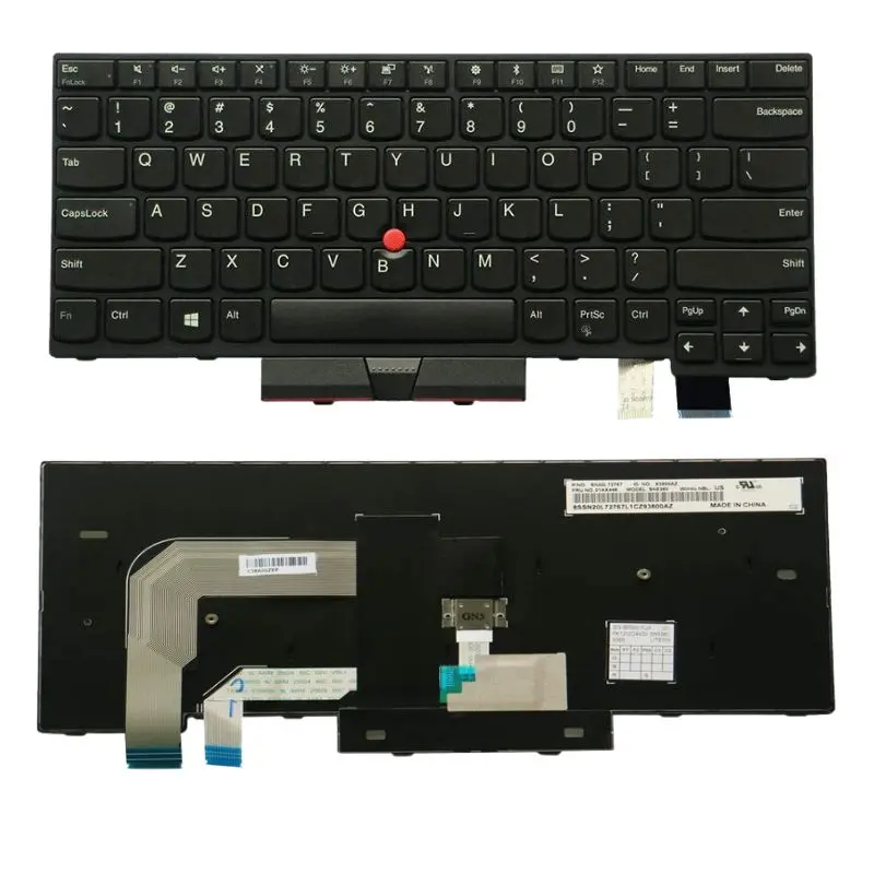 Tastatura sa gumbom za laptop Lenovo ThinkPad T470 T480