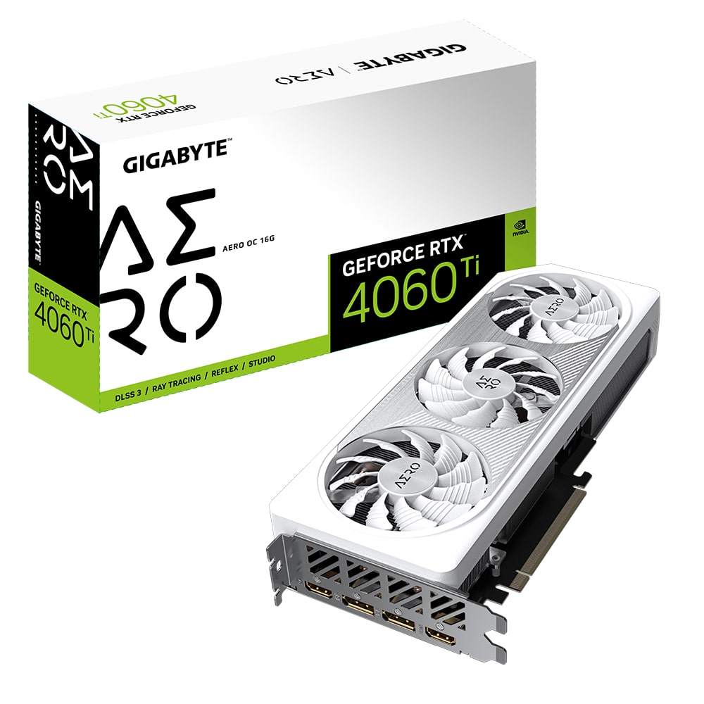 GIGABYTE GeForce RTX 4060 Ti AERO OC 16G GV-N406TAERO OC-16GD Grafička karta