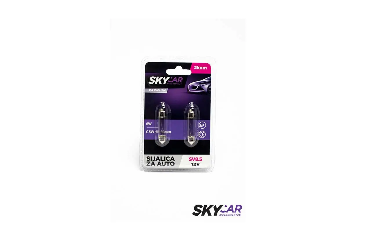 Skycar Sijalica 12V 5W SV8,5-8 C5W 2 kom