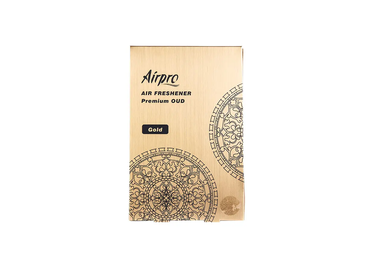 AIRPRO Mirisni osveživač za kola Paper Gold set od 3 komada