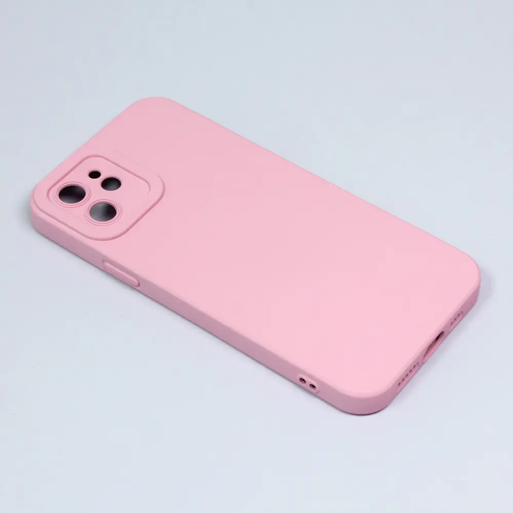 Maska za telefon Silikon Pro Camera za iPhone 12 6.1 roze