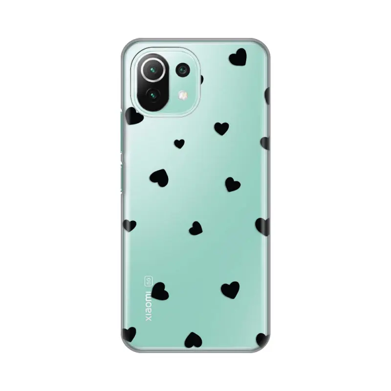 Maska za telefon Silikonska Print Skin za Xiaomi Mi 11 lite Hearts