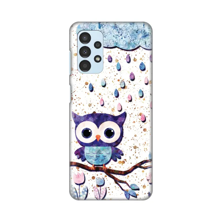 Maska za telefon Silikonska Print Skin za Samsung A135F Galaxy A13 4G Owl