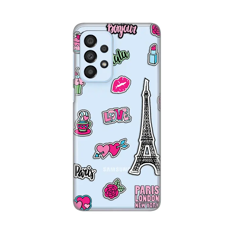 Maska za telefon Silikonska Print Skin za Samsung A336B Galaxy A33 5G Love Paris