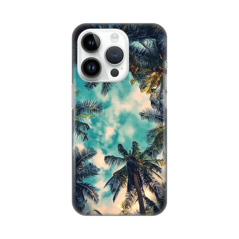 Maska za telefon Silikonska Print Skin za iPhone 14 Pro 6.1 Palm tree