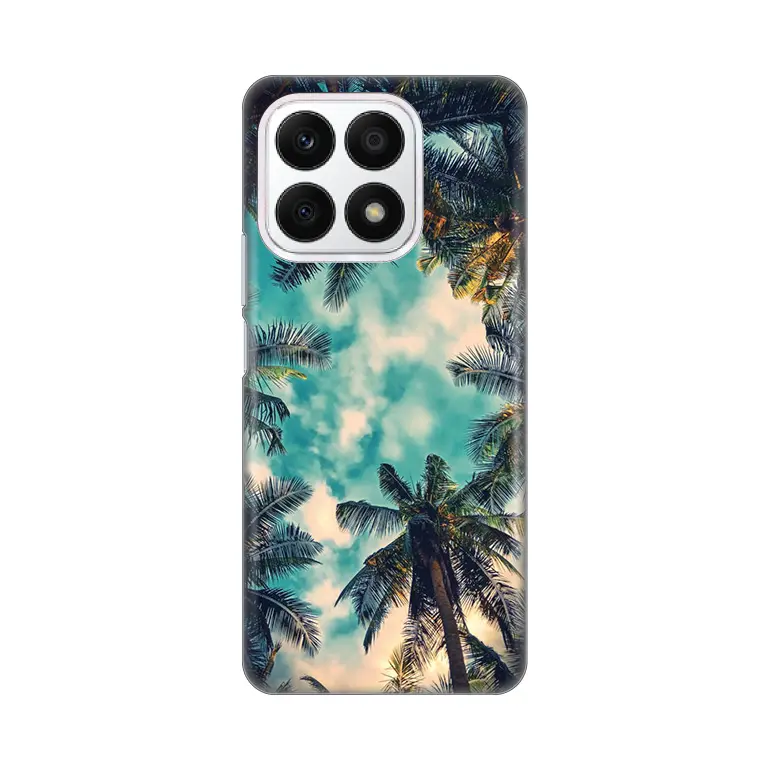 Maska za telefon Silikonska Print za Honor X8a Palm Tree