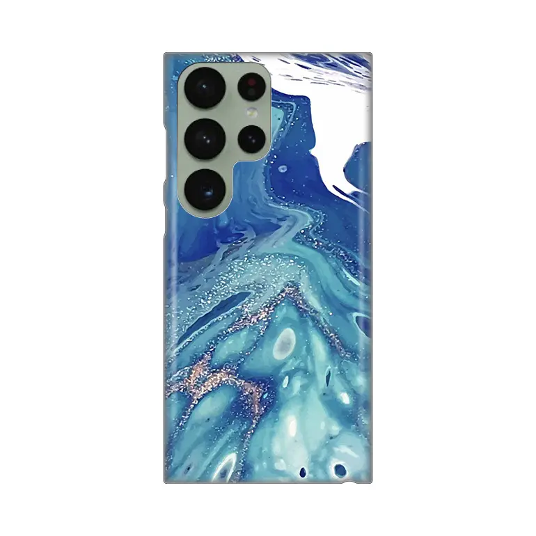 Maska za telefon Silikonska Print za Samsung S918B Galaxy S23 Ultra Blue Marble