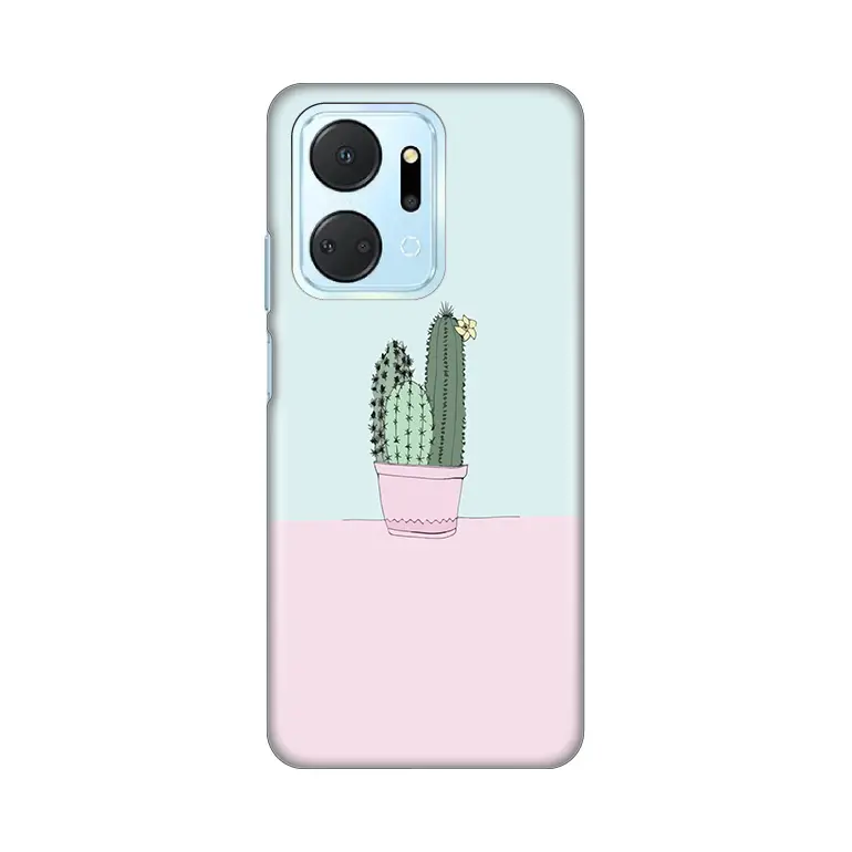 Maska za telefon Silikonska Print za Honor X7a Cactus