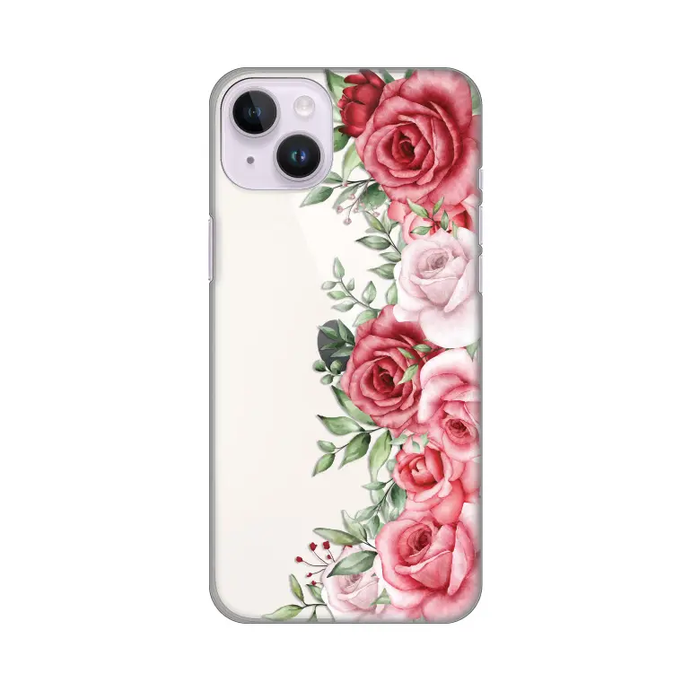 Maska za telefon Silikonska Print Skin za iPhone 14 Plus 6.7 Wild Roses