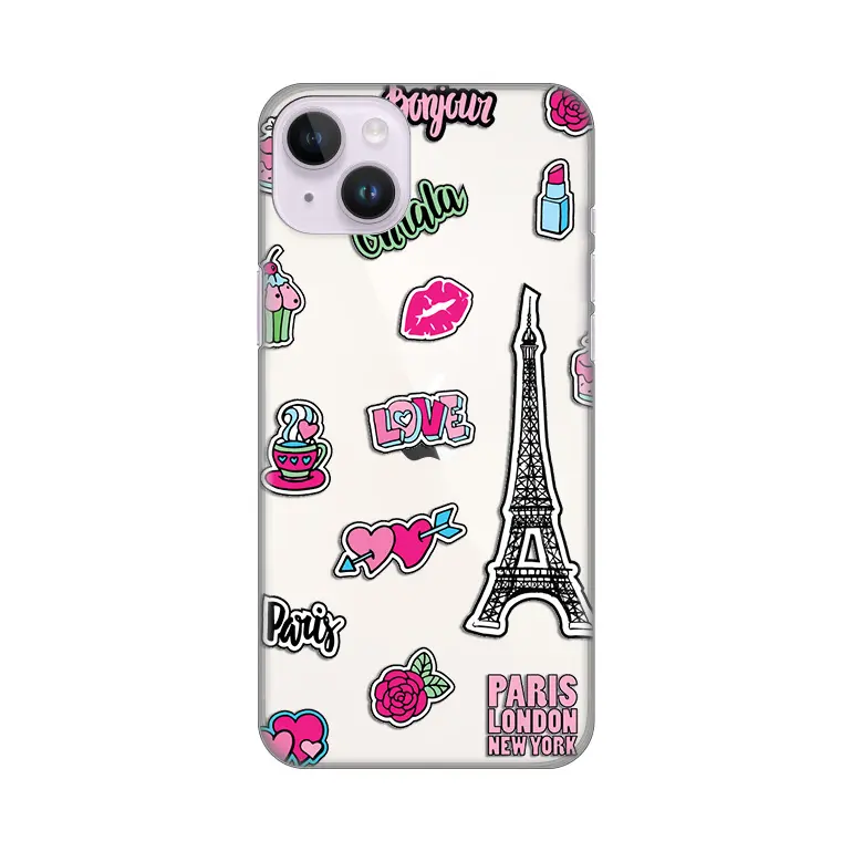 Maska za telefon Silikonska Print Skin za iPhone 14 Plus 6.7 Love Paris