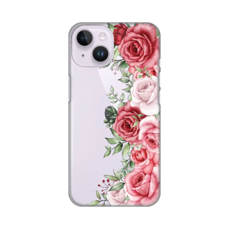 Maska za telefon Silikonska Print Skin za iPhone 14 6.1 Wild Roses