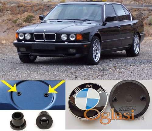 BMW ALU znak haube E32 originalni reljefni