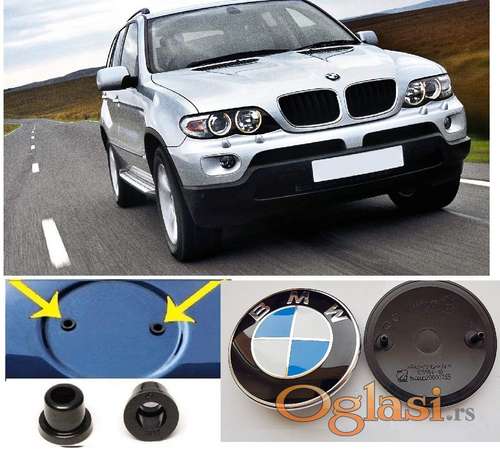 BMW ALU znak haube E53 originalni reljefni