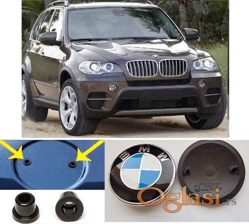 BMW ALU znak haube X5 E70 originalni reljefni