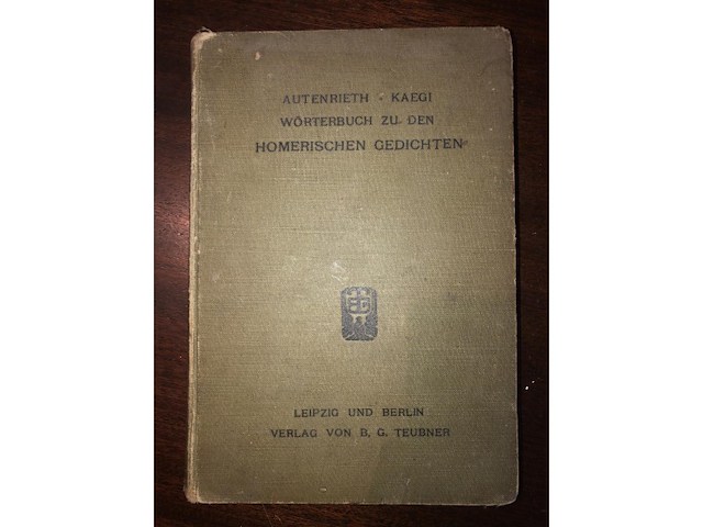 Worterbuch zu den Homerischen Gedichten 1904.