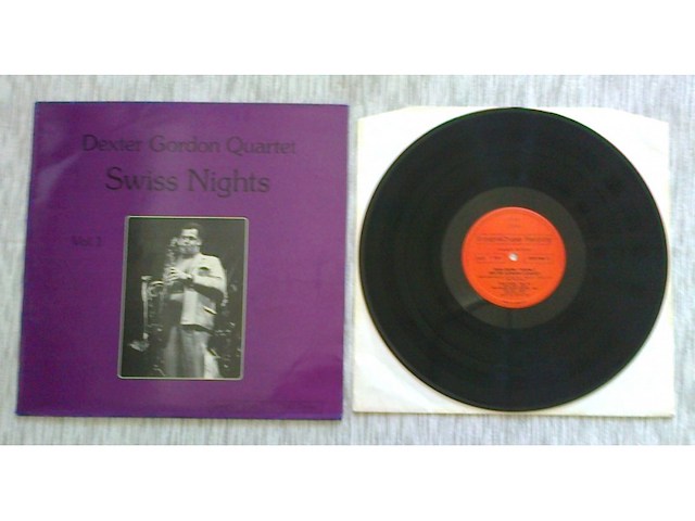 DEXTER GORDON QUARTET - Swiss Nights Vol.1 (LP) Denmark