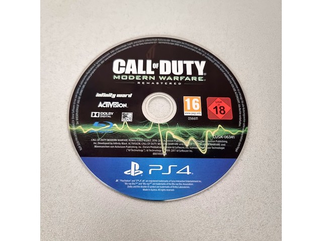 Call of Duty Modern Warfare Remastered   PS4 samo disk