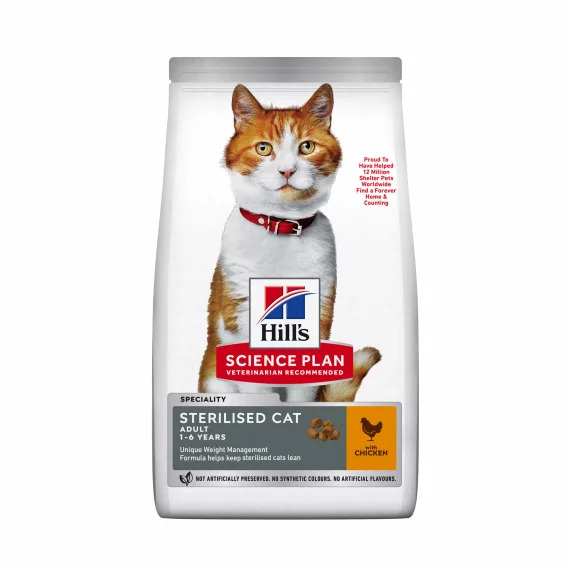 Hills Cat Adult Sterilised Piletina 1.5kg