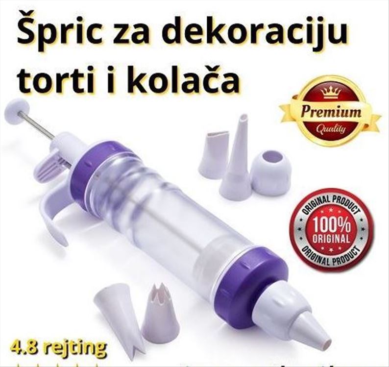 Špric za dekoraciju torti i kolača