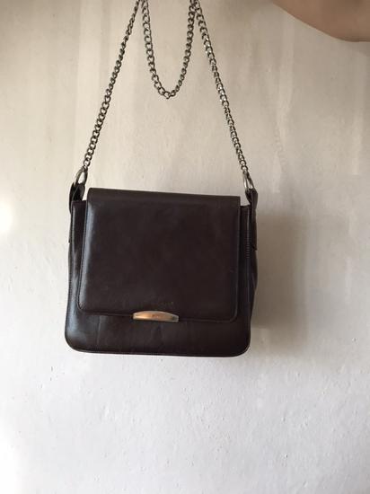 Mona torba , vintage tamno braon