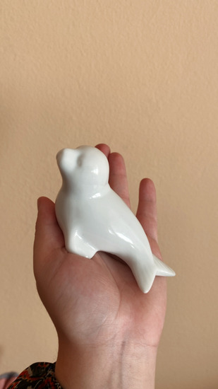Foka keramička figurica + sova kasica