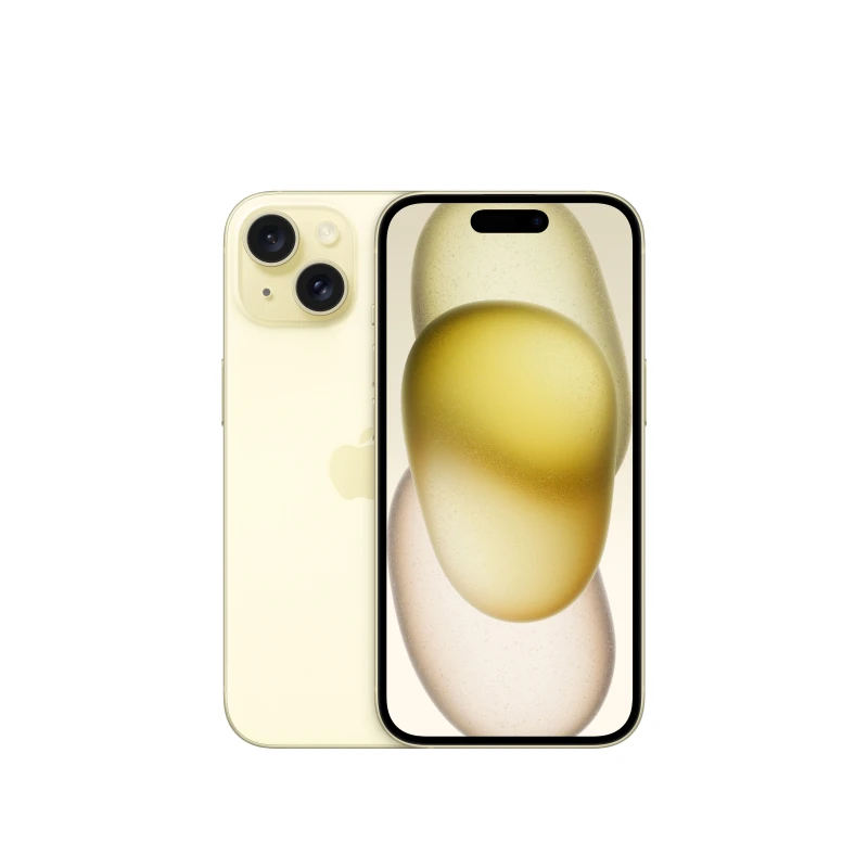 Apple iPhone 15 512GB (MTPF3SX/A) žuti mobilni 6.1" Hexa Core Apple A16 Bionic 6GB 512GB 48Mpx+12Mpx Dual Sim
