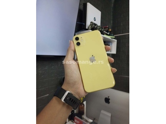 iPhone 11 64GB Yellow Sim Free NOVO! 100% Baterija