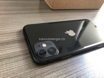 iPhone 11 64GB Black Sim Free NOVO! 100% Baterija