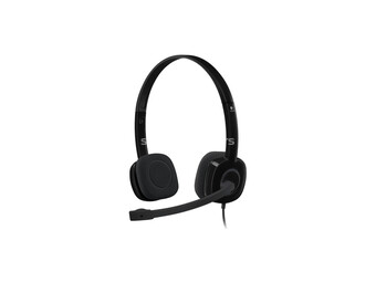 H151 Stereo Headset single jack slušalice sa mikrofonom crne