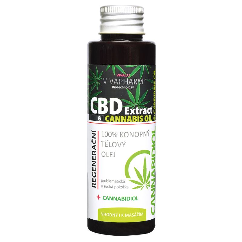 CBD ulje za masažu sa kanabidiolom CBD Extract VIVAPHARM 100 ml