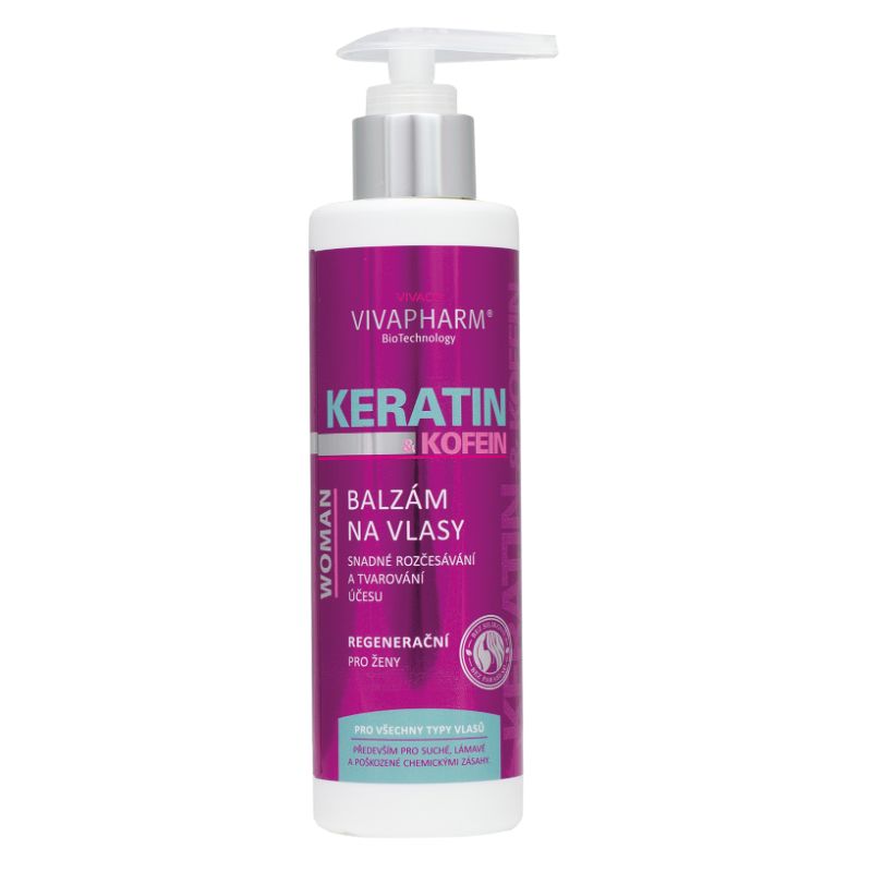 Keratin balzam za kosu sa kofeinom VIVAPHARM 200 ml