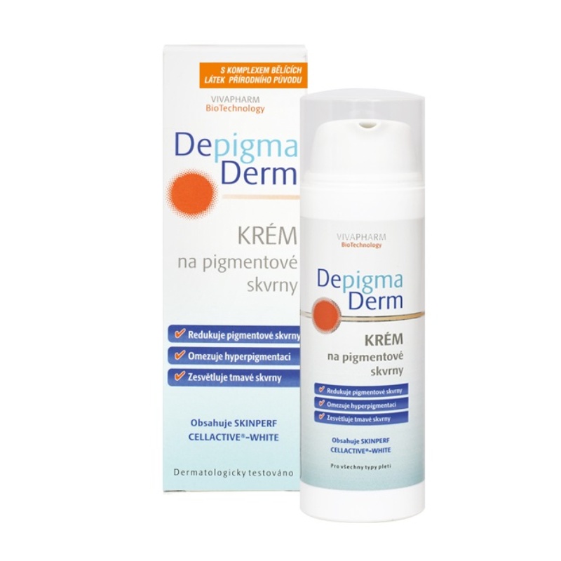 Krema za pigmentne mrlje DepigmaDerm VIVAPHARM 50 ml