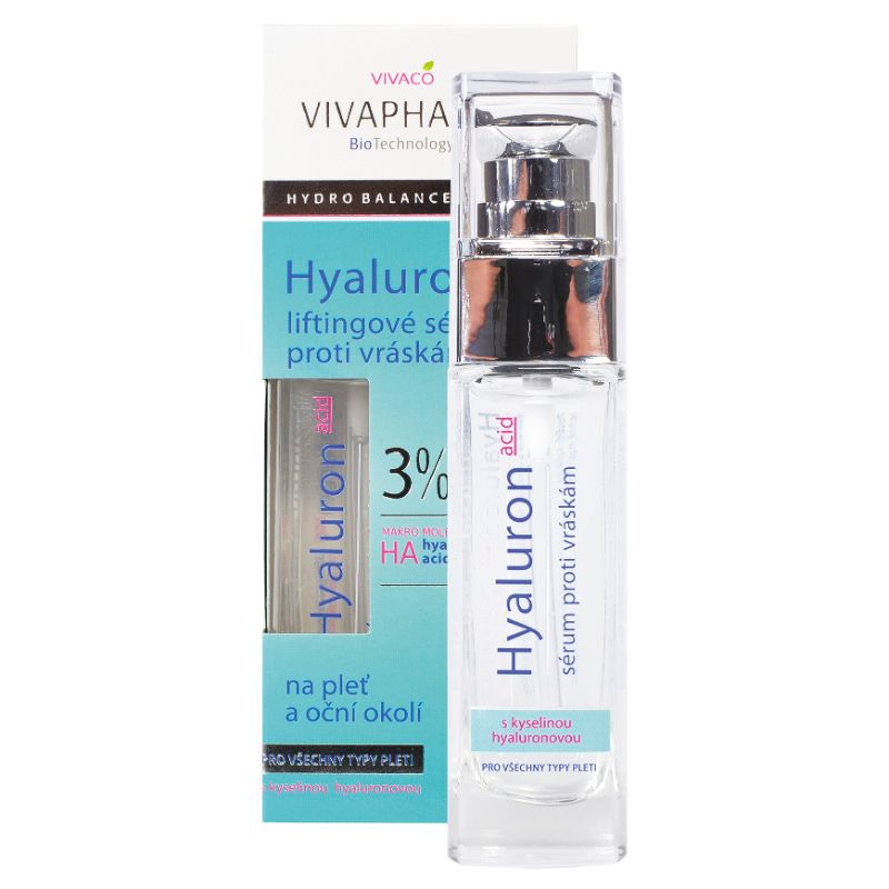 Lifting serum protiv bora sa hijaluronskom kiselinom VIVAPHARM 30 ml