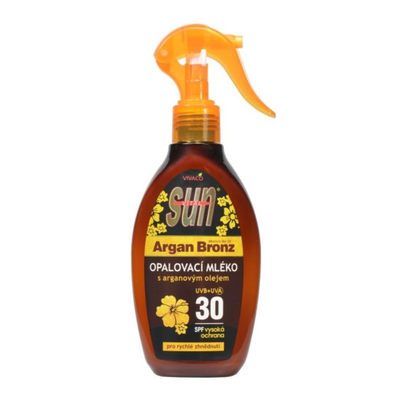 Mleko za sunčanje sa BIO arganovim uljem SPF 30 Argan Bronz Oil SUN VITAL 200 ml