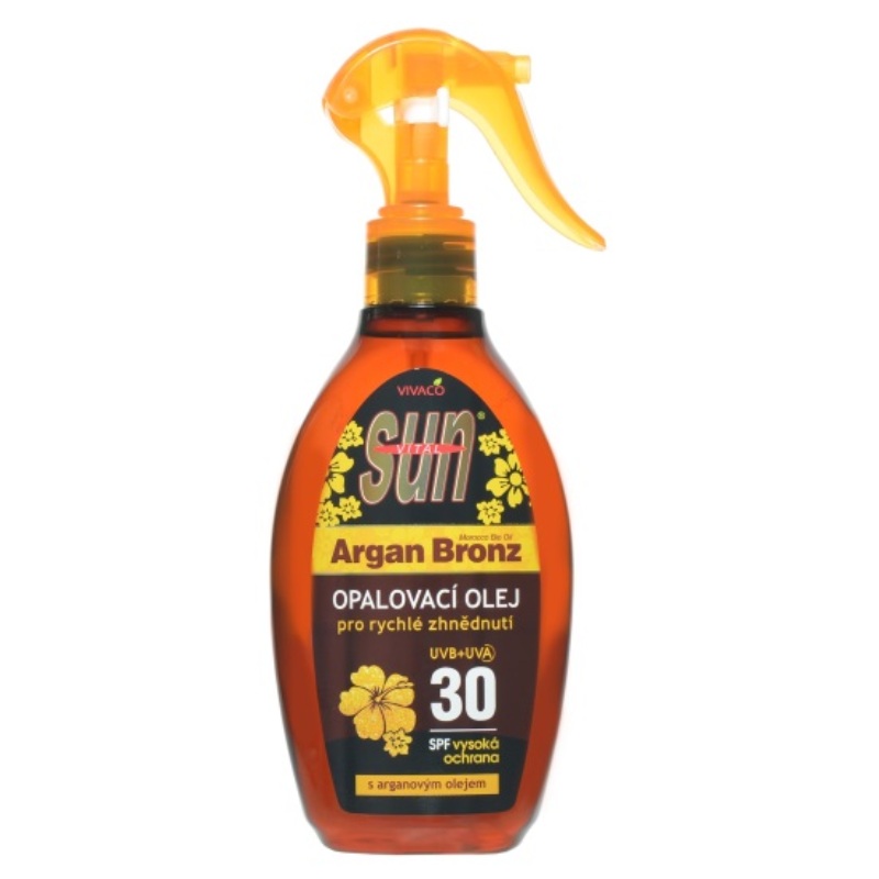 Ulje za sunčanje sa BIO arganovim uljem SPF 30 Argan Bronz Oil SUN VITAL 200 ml