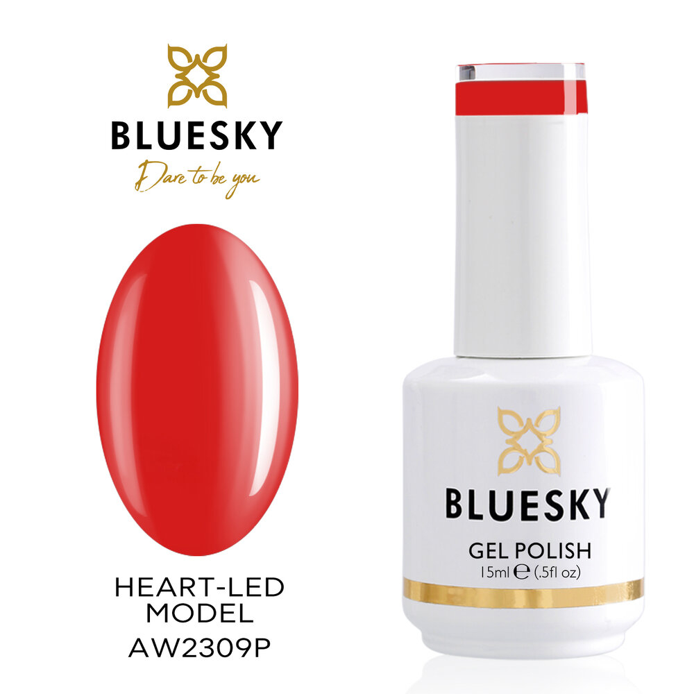 Gel Polish BLUESKY 15ML HEART - LED MODEL AW2309