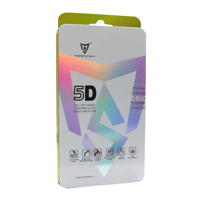 Folija za zastitu ekrana GLASS MONSTERSKIN 5D za iPhone 15 Pro Max (6.7) crna