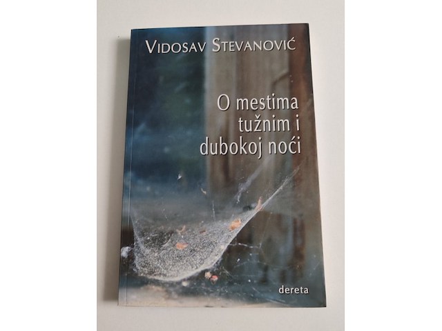 O mestima tužnim i dubokoj noći - Vidosav Stavanović
