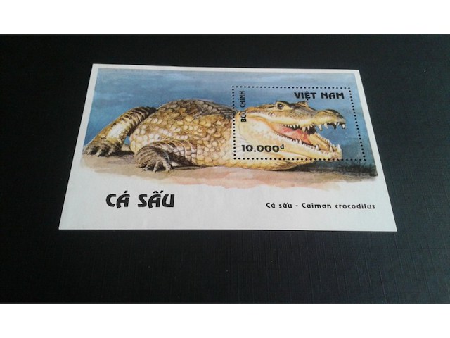 Vijetnam krokodil blok iz 1994. god.