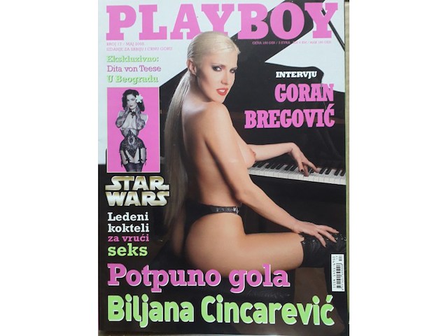 PLAYBOY 17 MAJ 2005 - Biljana Cincarević Nov