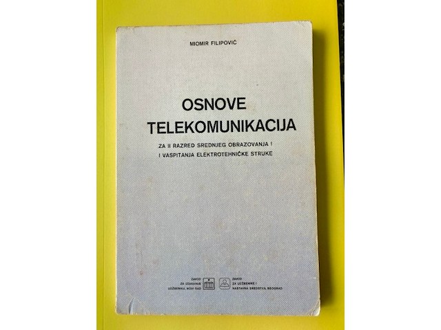 Osnove telekomunikacija za 2. razred