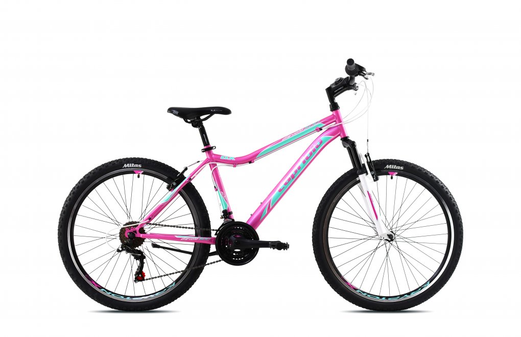 BICIKL CAPRIOLO DIAVOLO DX 600 FS pink-tirkiz 15