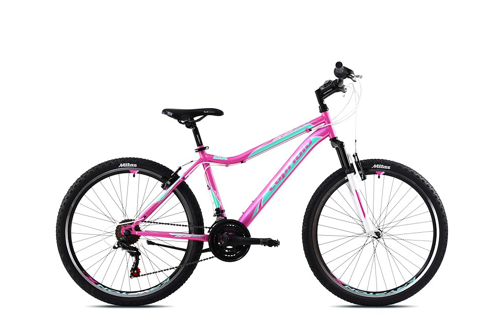 BICIKL CAPRIOLO DIAVOLO DX 600 FS pink-tirkiz 17