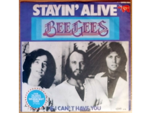 SP BEE GEES - Stayin` Alive (1978) NM/M, PERFEKTNA