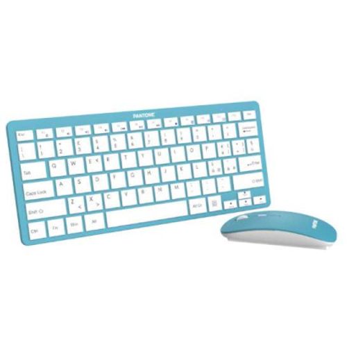 PANTONE IT COLLECTION bežična tastatura sa mišem u SVETLO PLAVOJ boji