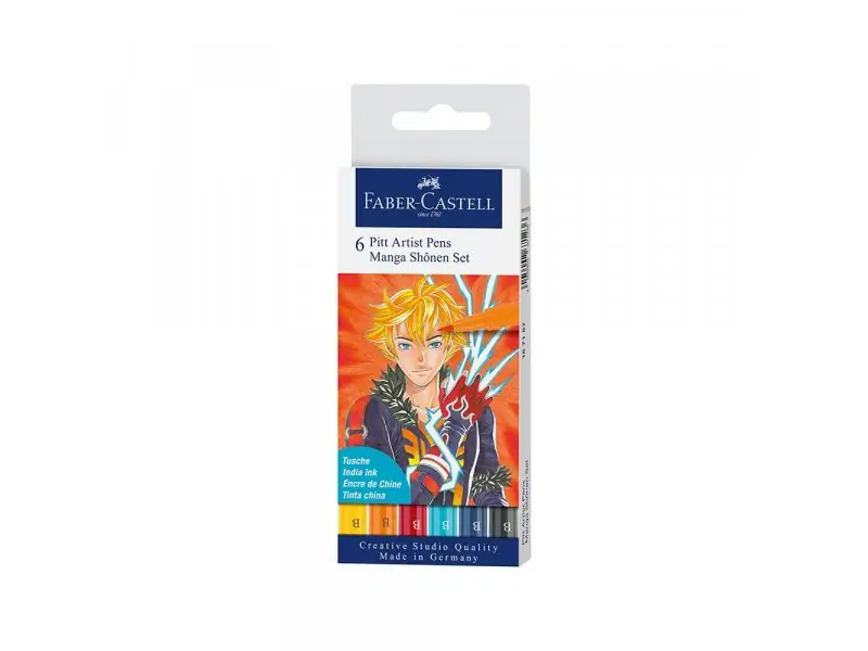 FABER-CASTELL PITT ART SET FABER CASTELL MANGA 1/6 167157