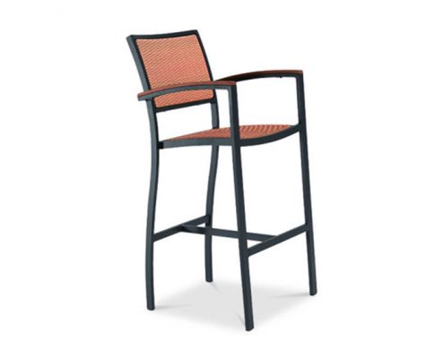 MEDITERRANEAN BAR STOOL with teak