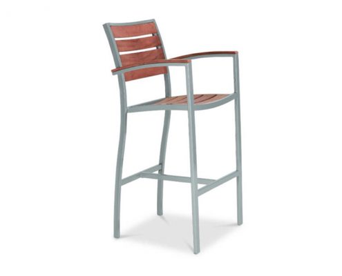 MEDITERRANEAN BAR STOOL with teak