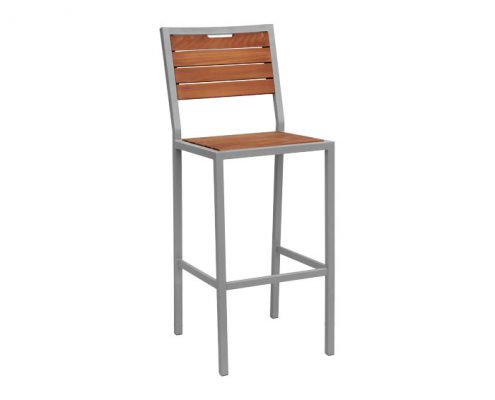 MEDITERANEO BARSTOOL antracite/teak color